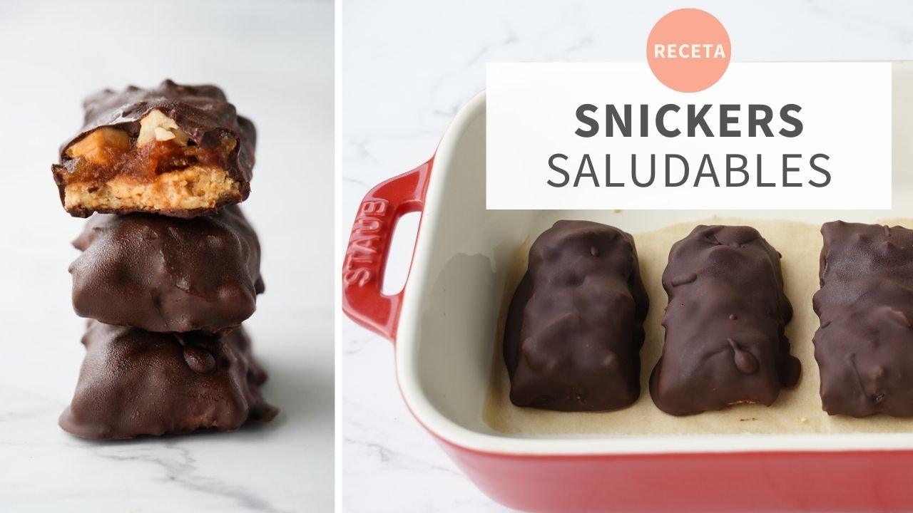 Snickers Caseros Veganos con sólo 4 ingredientes