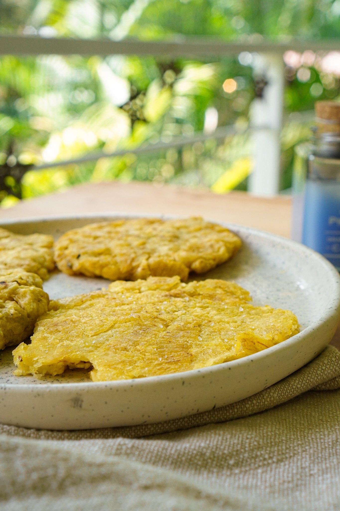 Patacones Saludables o Tostones de Plátano Verde - Loli Alliati