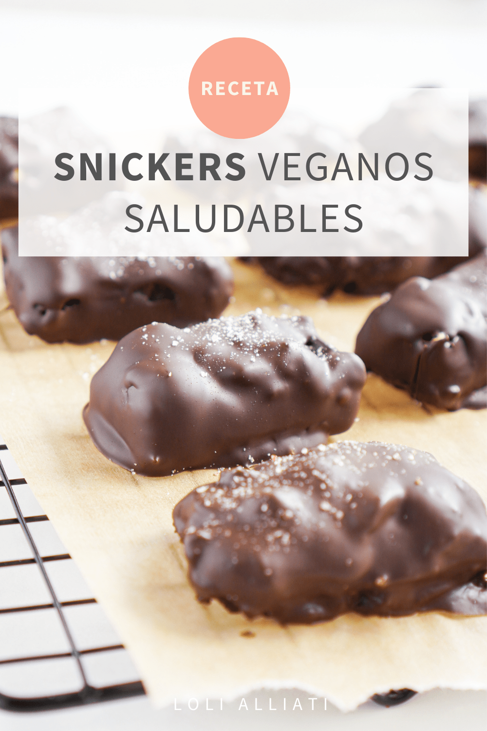Snickers Veganos y Raw - Receta sin gluten ni lactosa